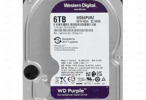 Жесткий диск WD64purz 6TB