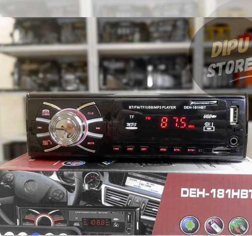 Автомобильная магнитола Pioneer 1DIN 12v 40W