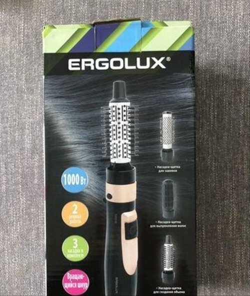 Ergolux фен-расческа с насадками elx-hd04-c64