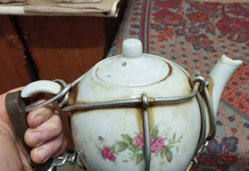 Чайник заварочный СССР Дулево 12 см любимый