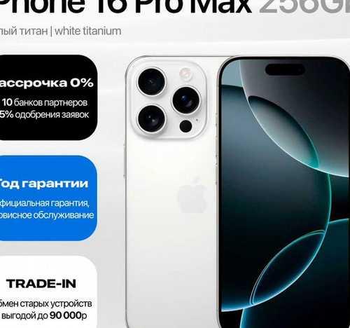 iPhone 16 Pro Max, 256 ГБ