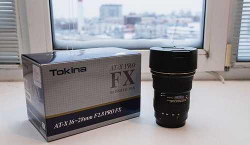 Tokina AT-X 16-28mm f 2.8 FX Pro на Canon