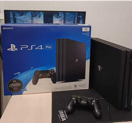 Sony playstation 4 pro 1tb с играми