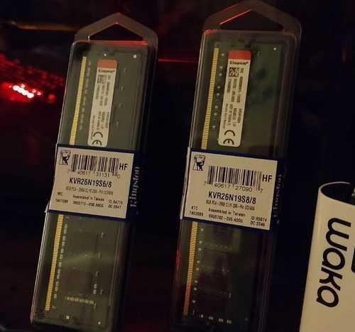 Kingston DDR4 16GB 2666 Mhz (8x2)