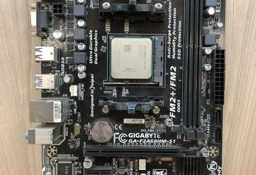 Комплект Athlon X4 840 3.8GHz на плате gigabyte