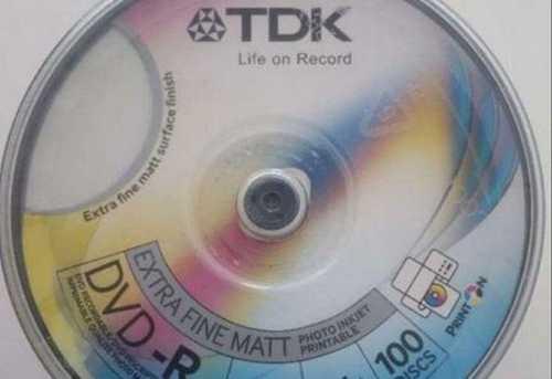 DVD диск, Болванка TDK DVD-R 16x