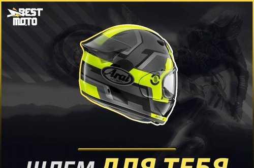 Мотошлем arai quantic Face Fluor Yellow