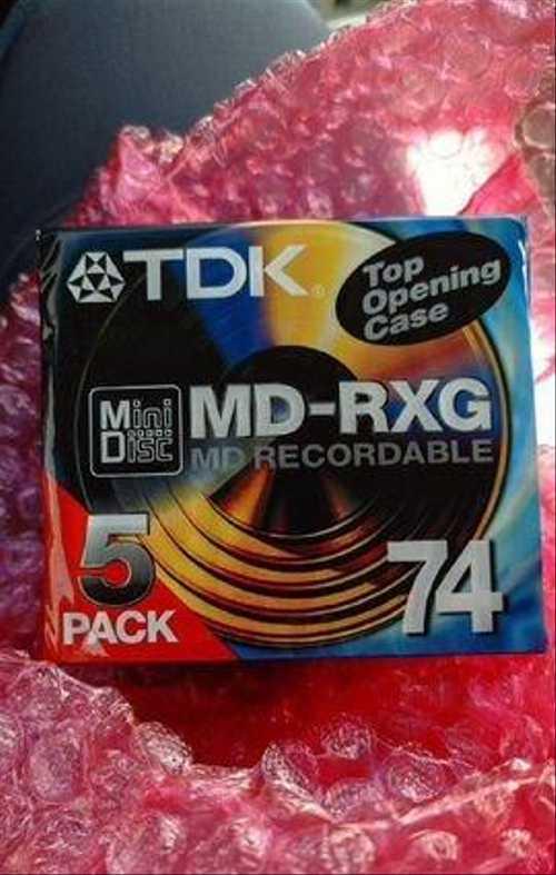 Мини диски TDK MD-RXG 74