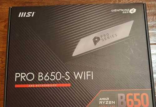 Материнская плата MSI pro B650 s wifi (Гарантия)