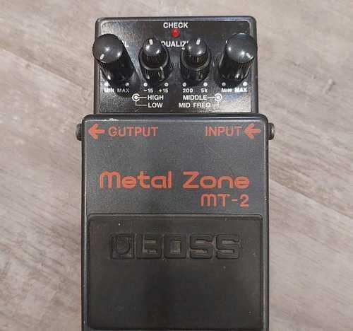 Гитарная педаль boss Metal Zone MT-2