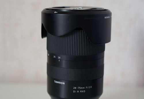 Tamron 28-75mm F2.8 Di III RXD Sony e + UV фильтр