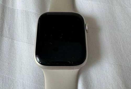 Часы apple watch 8 45 mm silver