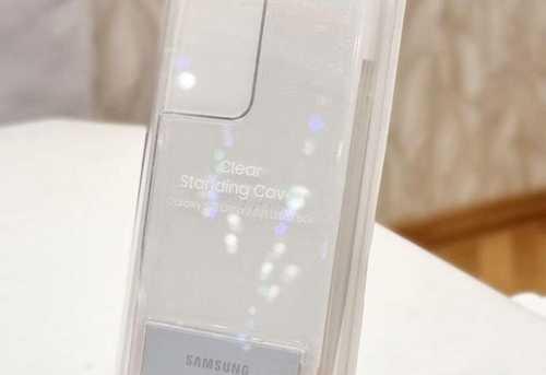 Чехол Clear Standing Cover S21 ultra