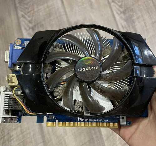 Видеокарта gigabyte gv n650oc-1gi