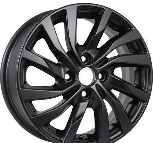 KDW KD1546 : 6x15 4*100 Et:46 Dia:54.1 Matt Black Painted