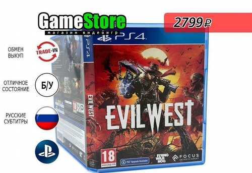 Evil West Русские субтитры PS4 б/у