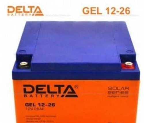 Гелевый Аккумулятор Delta GEL 12-26