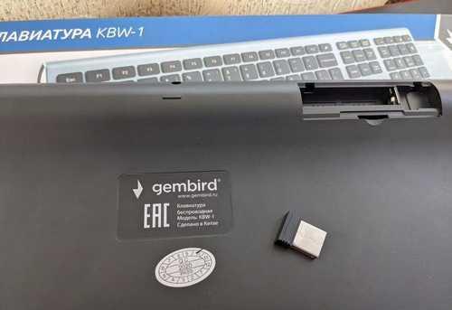 Беспроводная клавиатура gambird kbw-1