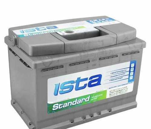 Аккумулятор ista Standard 6ст- 77 (п.п.) д276ш175в