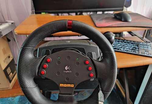 Игровой руль logitech momo racing