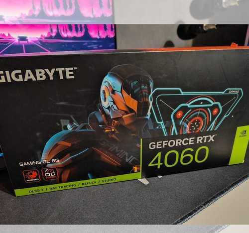 Видеокарта gigabyte GeForce RTX 4060 gaming OC