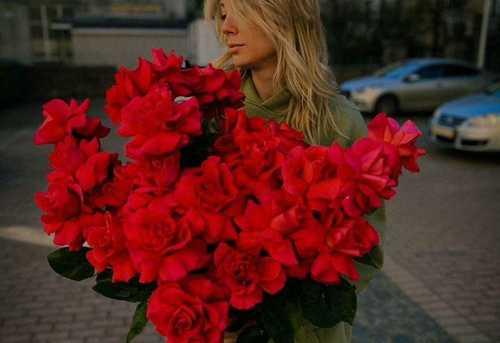 Модные французские розы доставка цветов