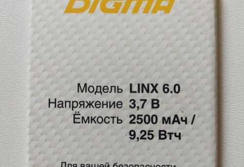 Аккумулятор для Digma Linx 6.0