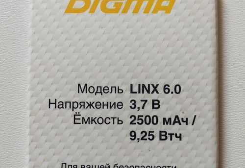 Аккумулятор для Digma Linx 6.0