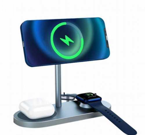 Бзу WiWU X23 3 in 1 Power Air Wireless Charger