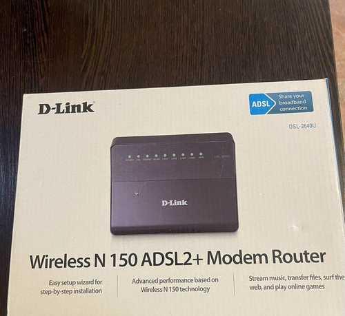 Wifi роутер dlink 2640u