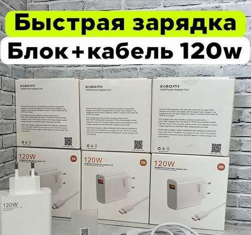 Зарядное устройство Xiaomi 120w быстрая зарядка