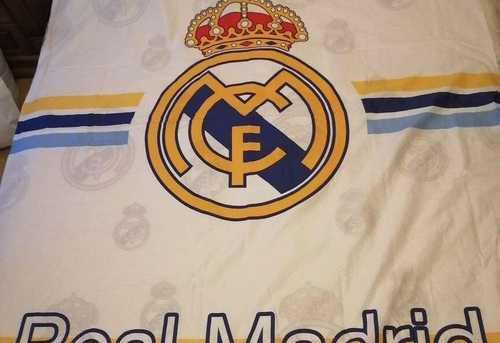 Пододеяльник Real Madrid 1,5, новый. Наволочка