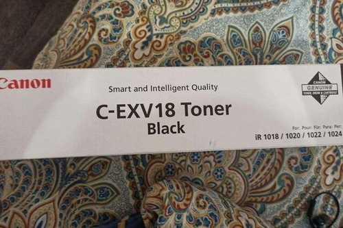 Картридж Canon C- EXV 18 Toner Black