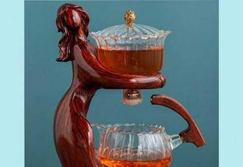 Чайник гунфу Чайная муза с клапаном для пролива