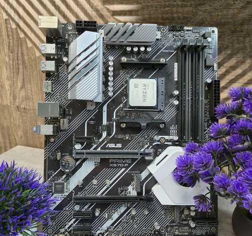 Комплект X570   r7 5700x3d   озу