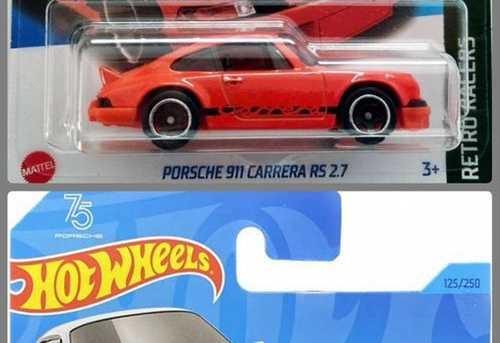 Hot Wheels Porsche 911 Carrera RS 2.7 порше