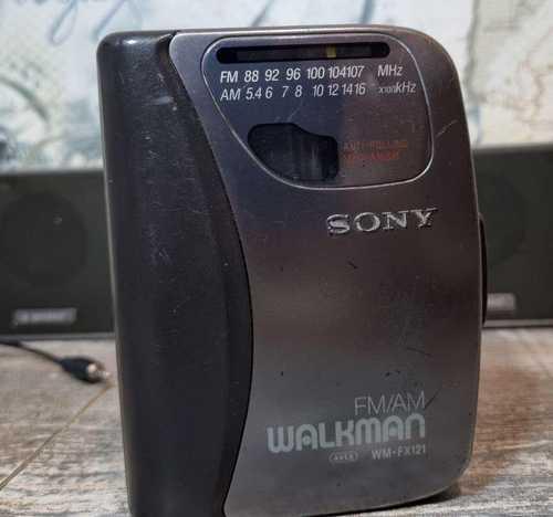 Кассетный плеер sony walkman wm-fx121