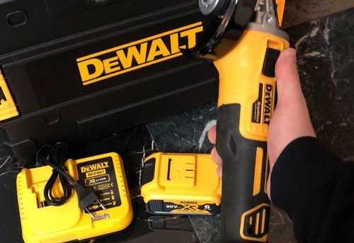 Аккумуляторная болгарка Dewalt 125mm в кейсе