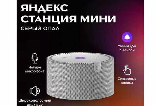 Умная колонка Яндекс Станция Мини Gray yndx-00021G