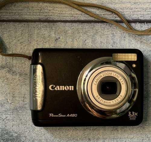 Компактный фотоаппарат мыльница Canon A480