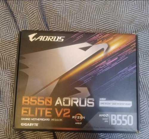 Материнская плата gigabyte b550 aorus elite v2