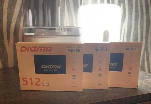 Новые SSD Digma Run S9 512gb