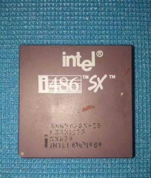 Процессор Intel i486 SX ретро