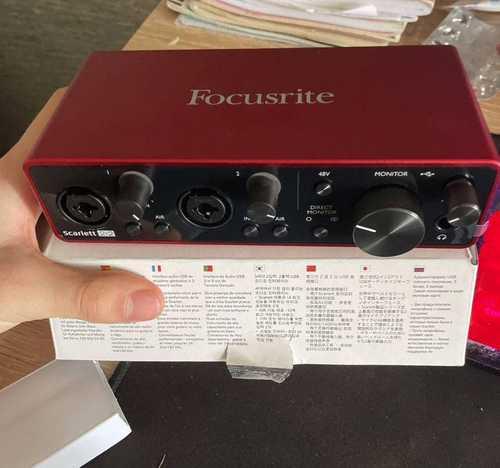 Звуковая карта focusrite scarlett 2i2 3rd gen