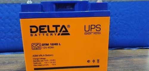 Аккумулятор Delta DTM 1240 L 40 А/Ч