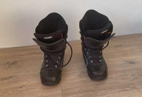Сноубордические ботинки nitro 43 размер(41пофакту)