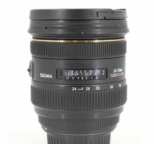 Sigma 24-70mm f/2.8 EX DG HSM Canon хор. сост