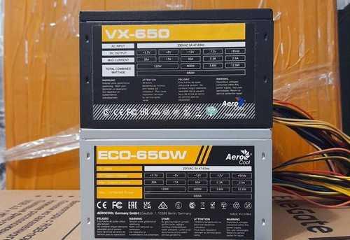 Блок питания AeroCool VX 650W / ECO 650W