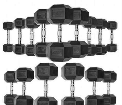 Гантели обрезиненные pangolin DB139 от 32,5 до 40