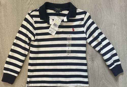 Polo ralph lauren поло с длинным рукавом 3T